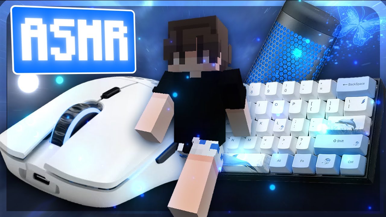 600+ FPS Smooth Clicky Keyboard & Mouse Sounds | Hypixel Bedwars Solo # ...