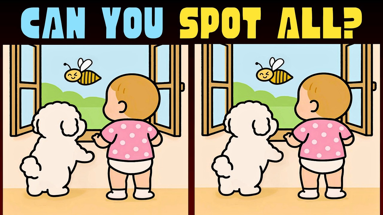 Brain Booster 🧠 - Not Easy to Find All! (A Bit Tricky) 🧩 - Find the ...