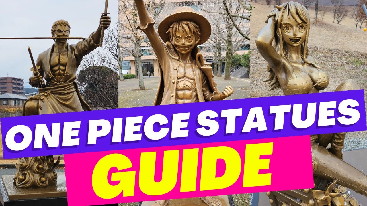 One Piece Bronze Statues Guide to Kumamoto #onepiece #kumamoto - YouTube