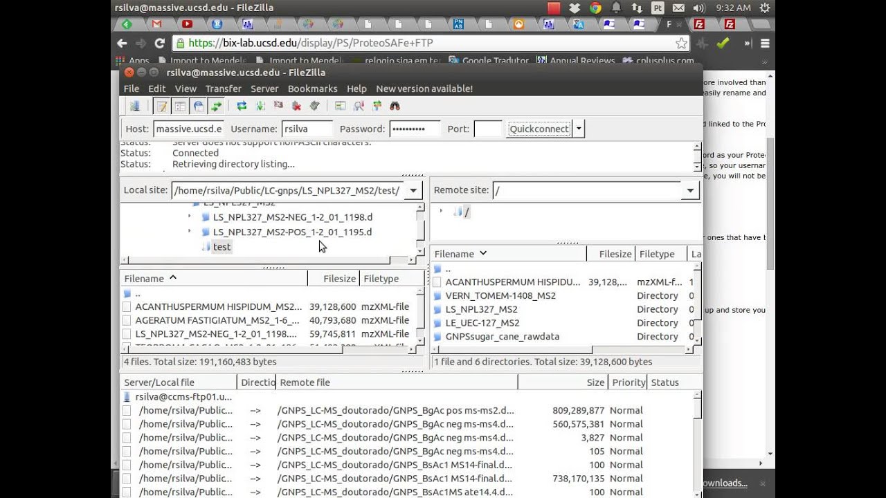 How to Upload .mzXML files to Massive - YouTube