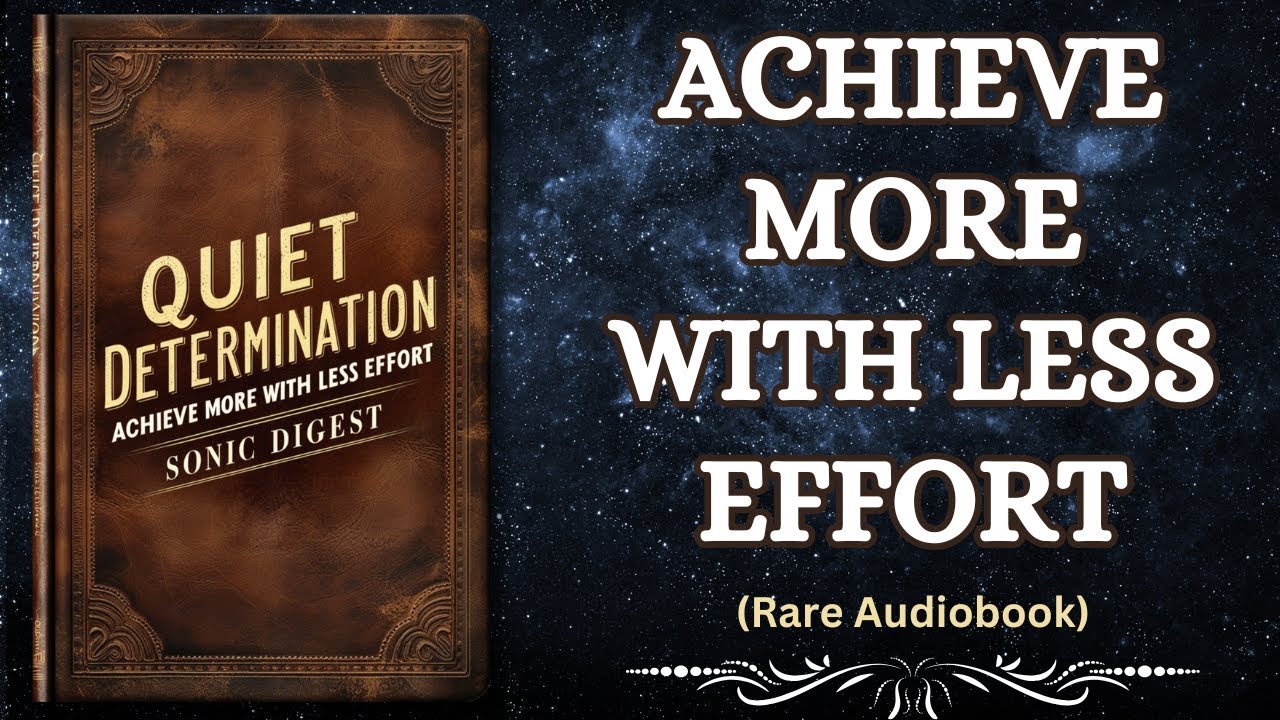 Quiet Determination: Achieve More with Less Effort - YouTube