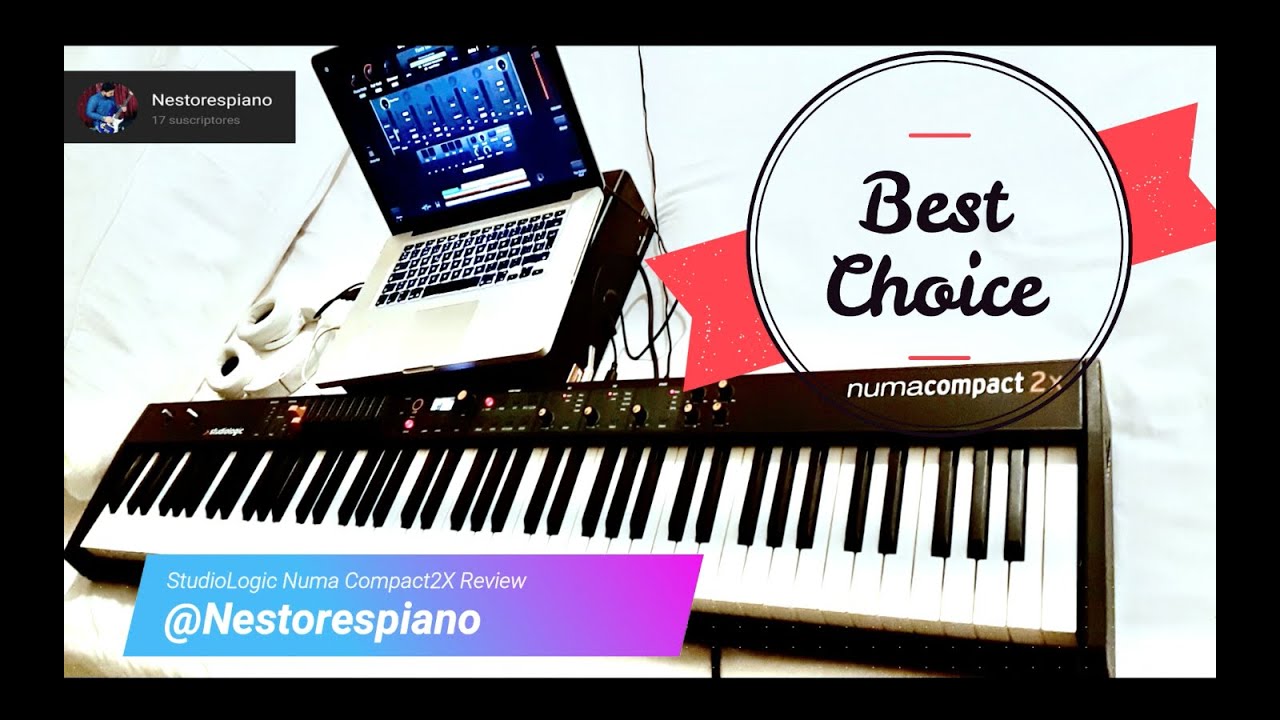 Studiologic Numa Compact 2x 88 key Full Review en Español - YouTube
