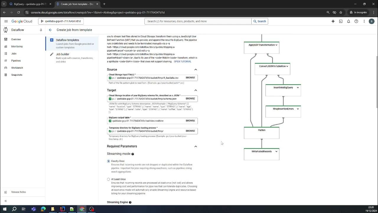 Google Cloud Platform: Streaming Data Pipeline with Dataflow Part 2 - YouTube