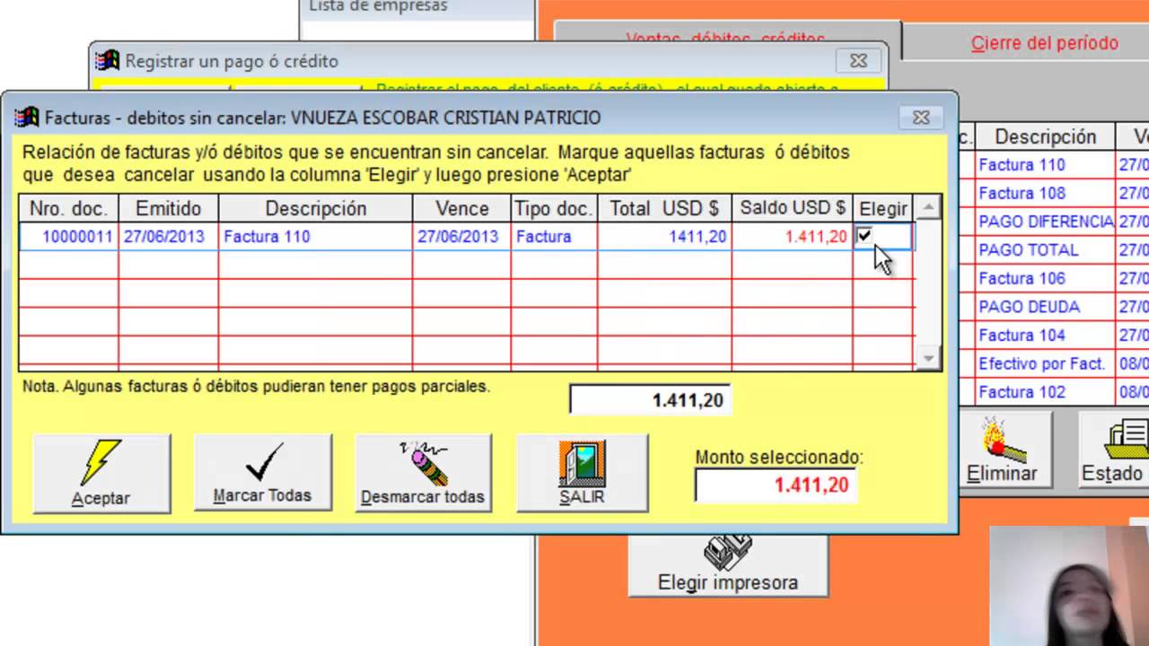 Monica 8 5 Modulo De Cuentas Por Cobrar Youtube