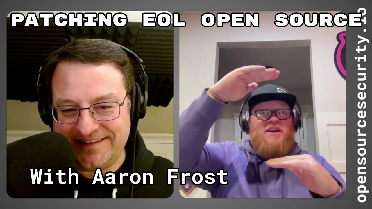 Patching EOL Open Source with Aaron Frost - YouTube