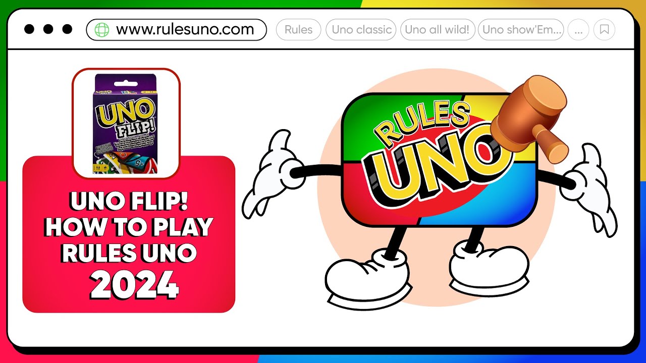 UNO Flip! Learn Rules How To Play Step-by-Step |UNO RULES 2024 - YouTube
