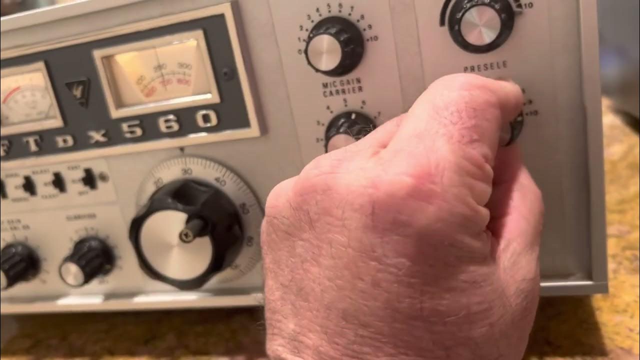 Yaesu Ftdx 560 fv400s ham, radio transceiver, museum, quality - YouTube