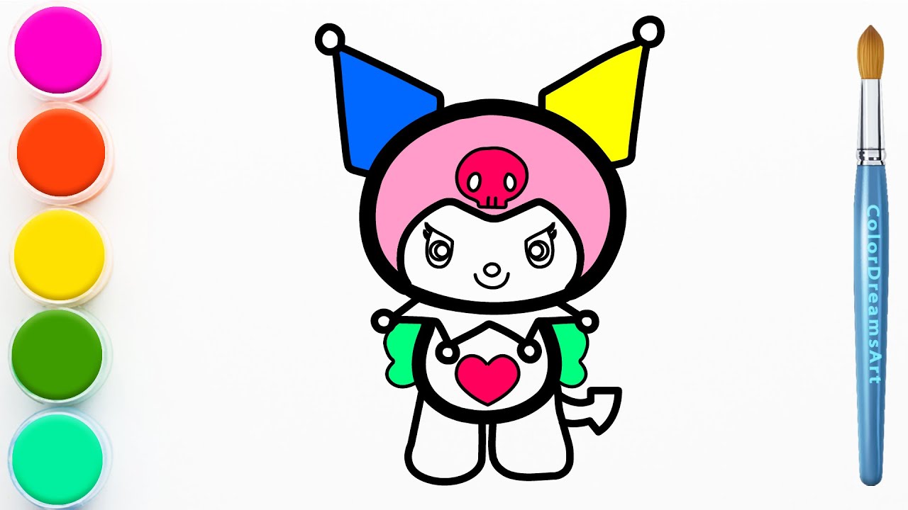 How to Draw a Koromii | Step by Step - YouTube