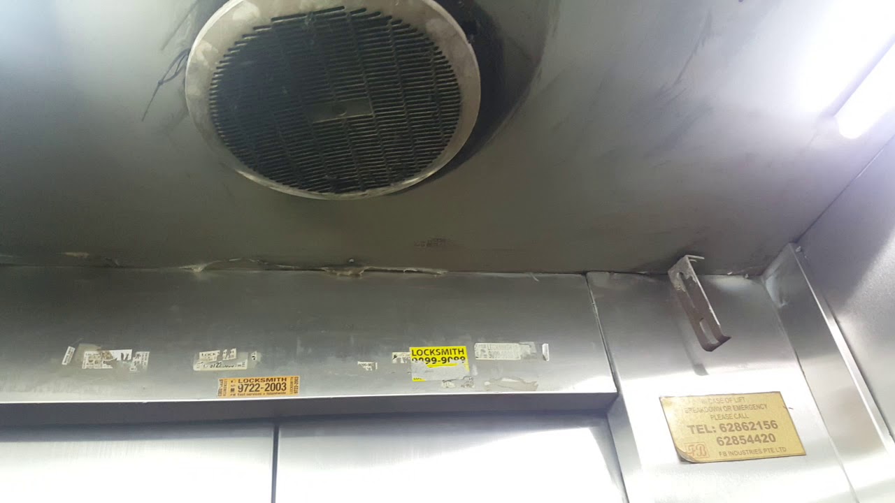 Gylet Koppel hydraulic elevator at Geylang Road - YouTube