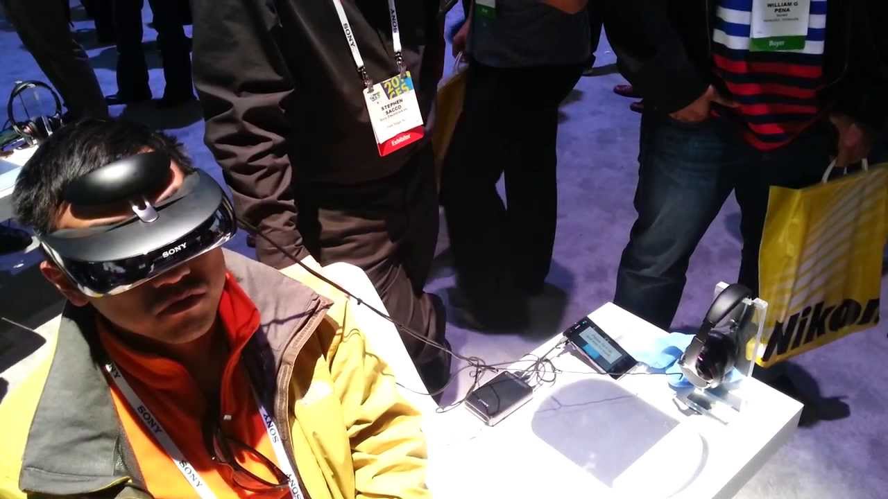 CES 2014- Sony VR Headset - YouTube