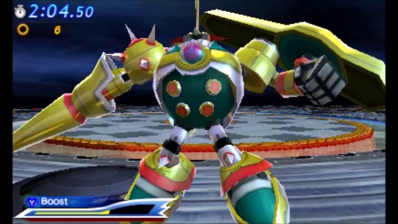Sonic Generations (3DS) Boss 6 - Egg Emperor - YouTube