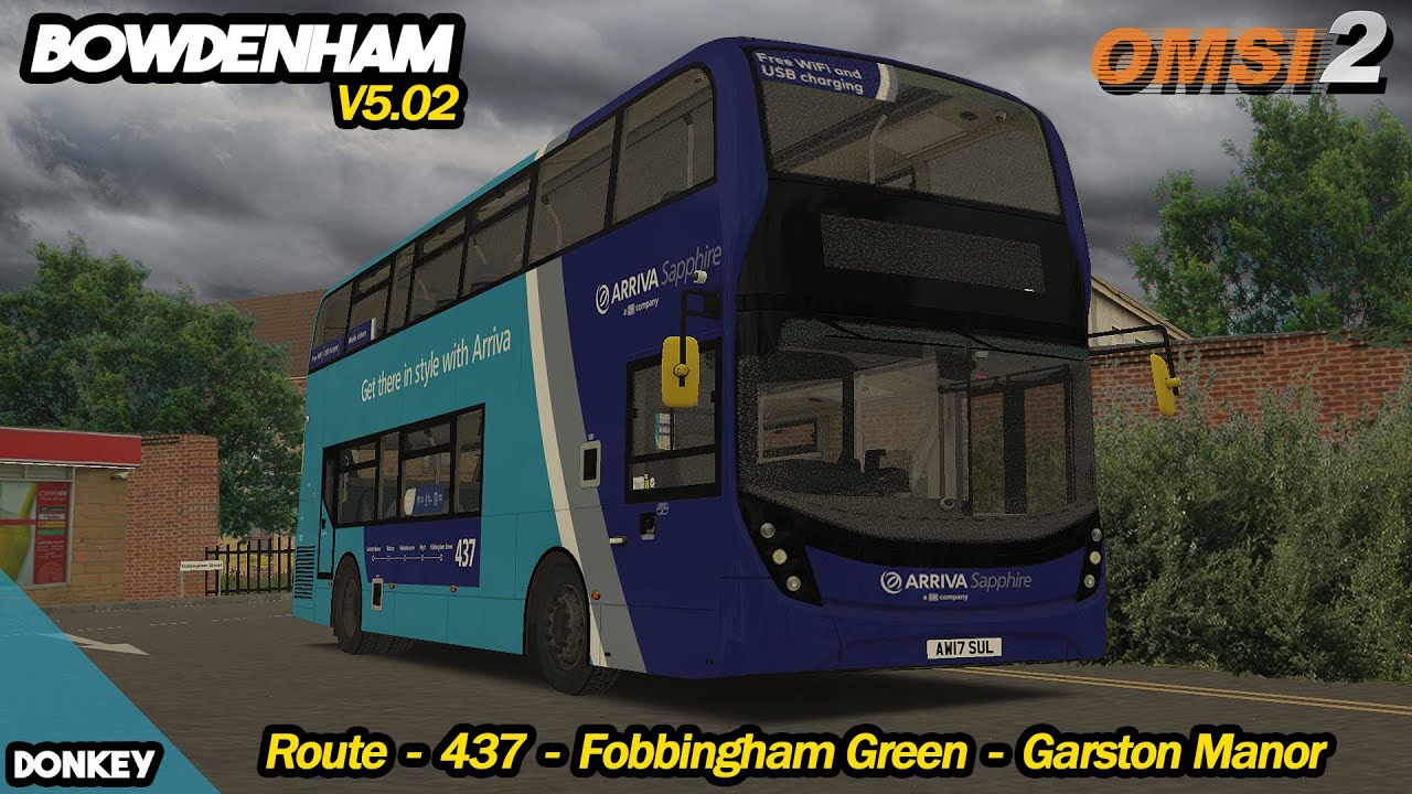Omsi 2 - Bowdenham V5 - Route 437 - Studio Polygon 400 - YouTube
