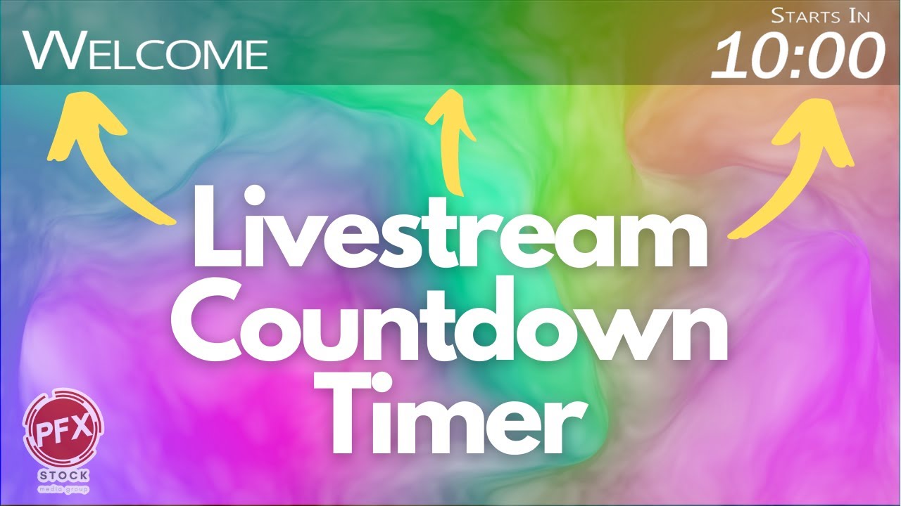 PERFECT Livestream Countdown Timer with Transparency!! - YouTube