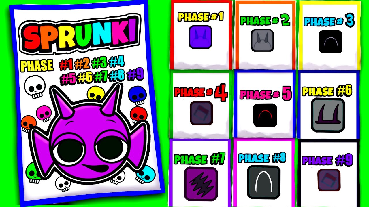 🌈SPRUNKI Blind Bag Durple | ASMR Phase 1vs2vs3vs4vs5vs6vs7vs8vs9 ...