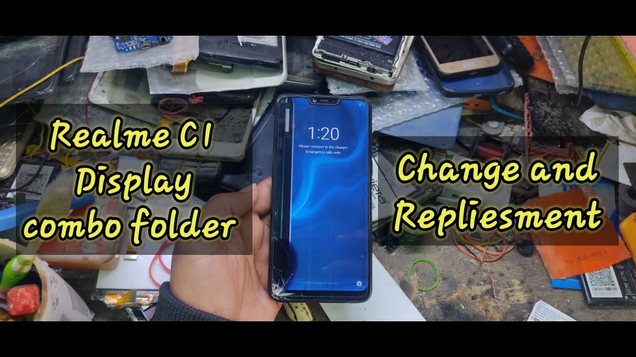 Realme C1 Display combo folder change and repliesment and dismante and ...