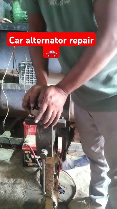 Car alternator repair - YouTube