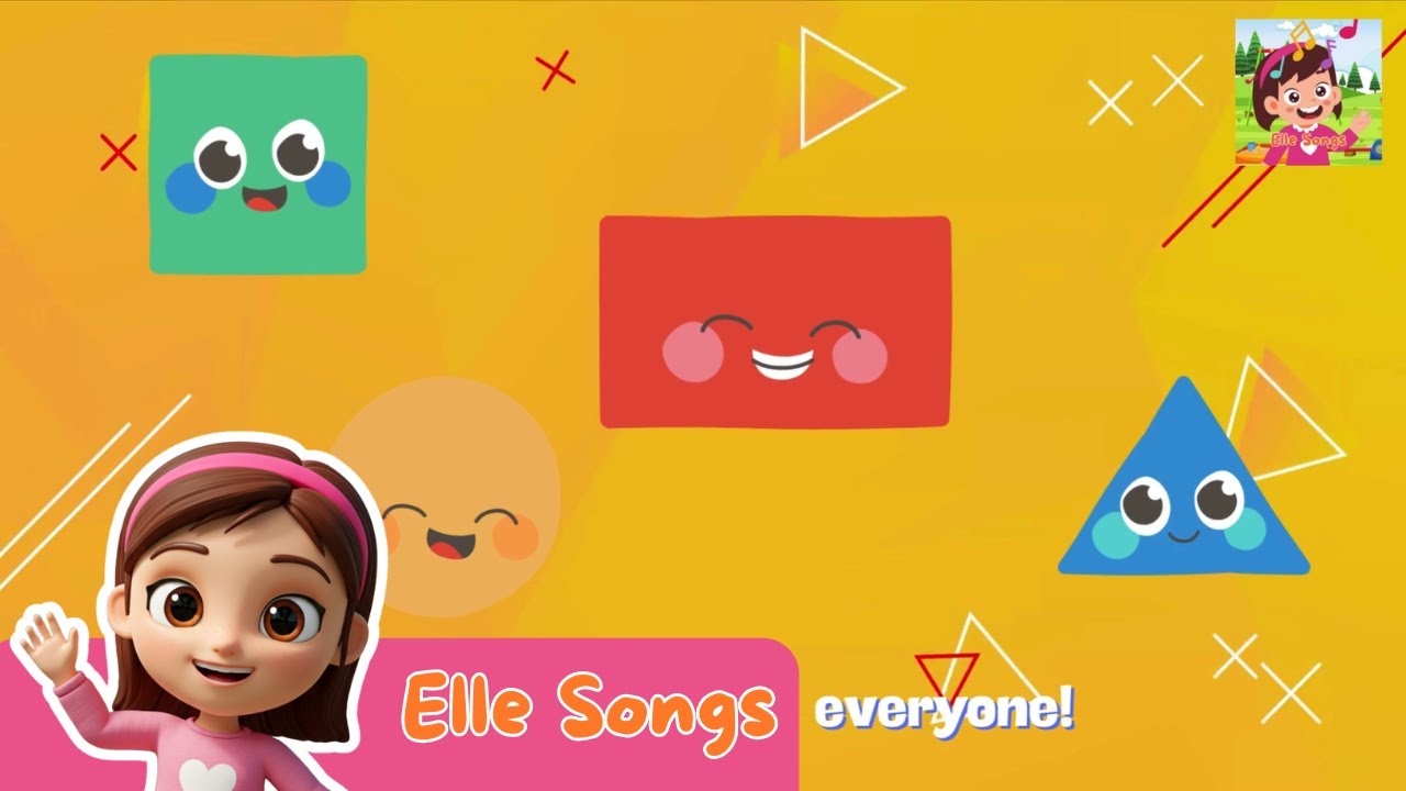 SHAPE SONG | Nursery Rhymes and Kid Songs - YouTube