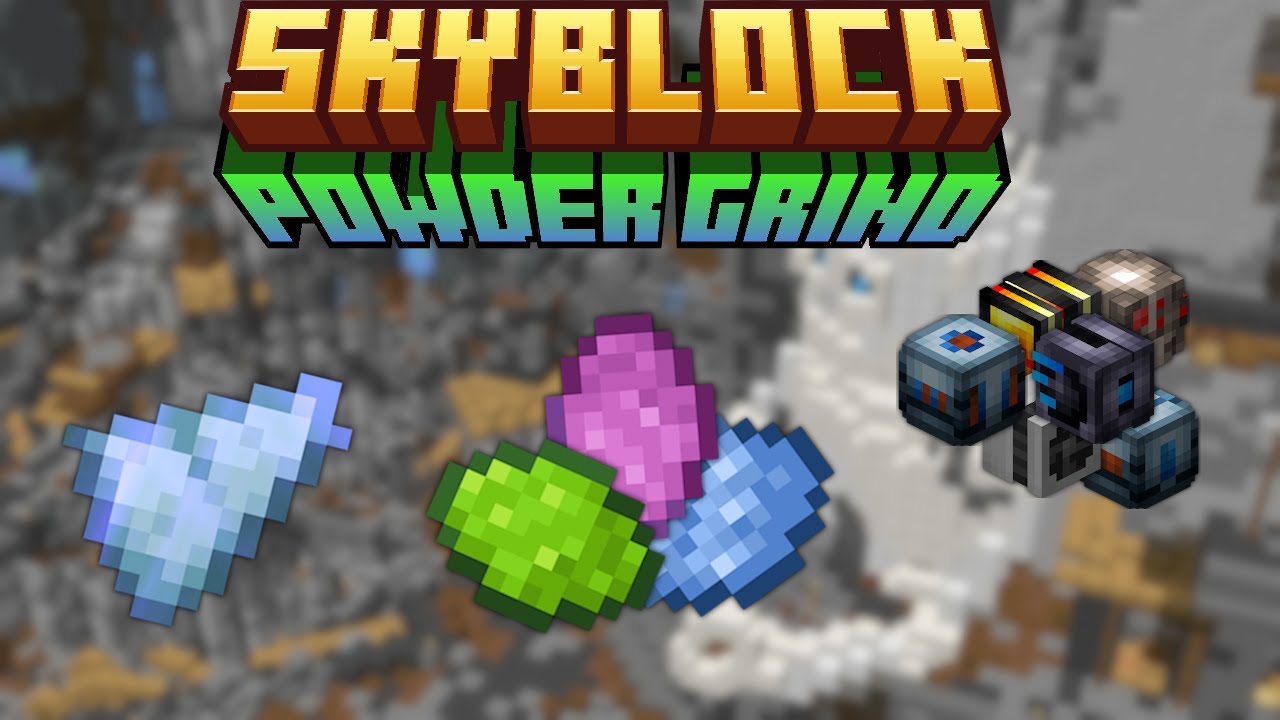 Powder Mining Day 9 | Hypixel Skyblock - YouTube