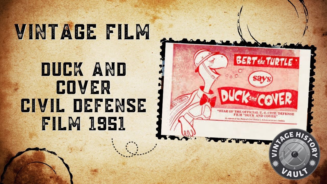 Vintage Film Duck and Cover Civil Defense film 1951. - YouTube