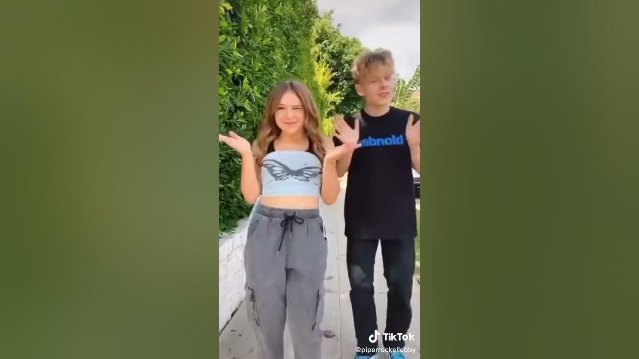 Piper Rockelle Tiktok With Lev Cameron 💞 Youtube