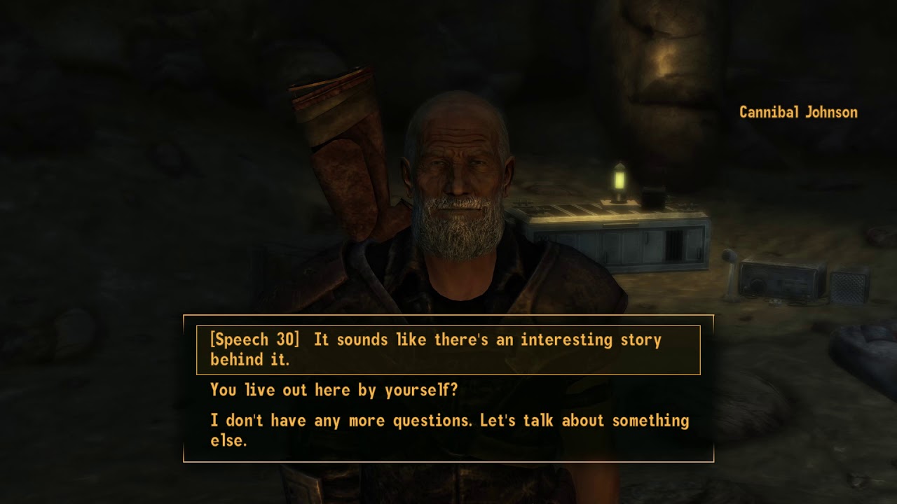 Fallout: New Vegas - Cannibal Johnson - YouTube