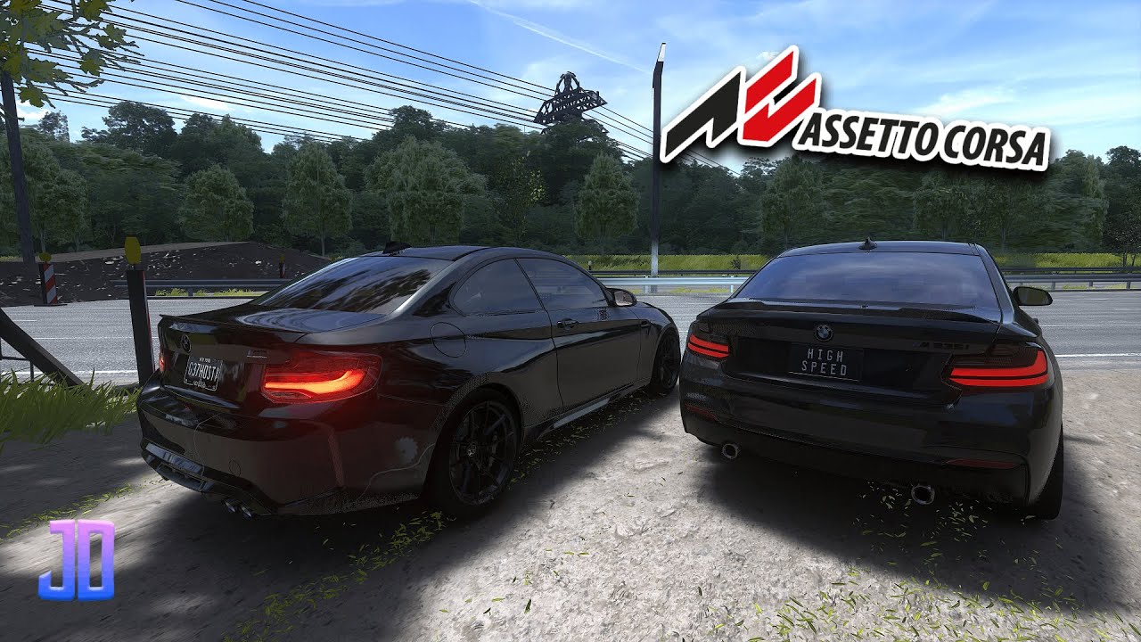 TUNED BMW M235i Takes on the M2 CS Assetto Corsa Southern State Parkway ...