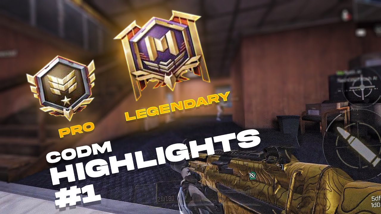 Highlights of CODM Pro to Legendary Road 50 hours of gameplay - YouTube