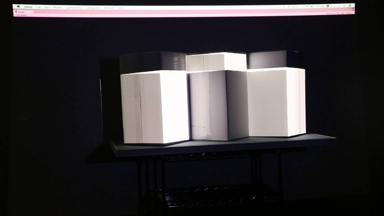Projection Mapping Box (in School Fes) - YouTube
