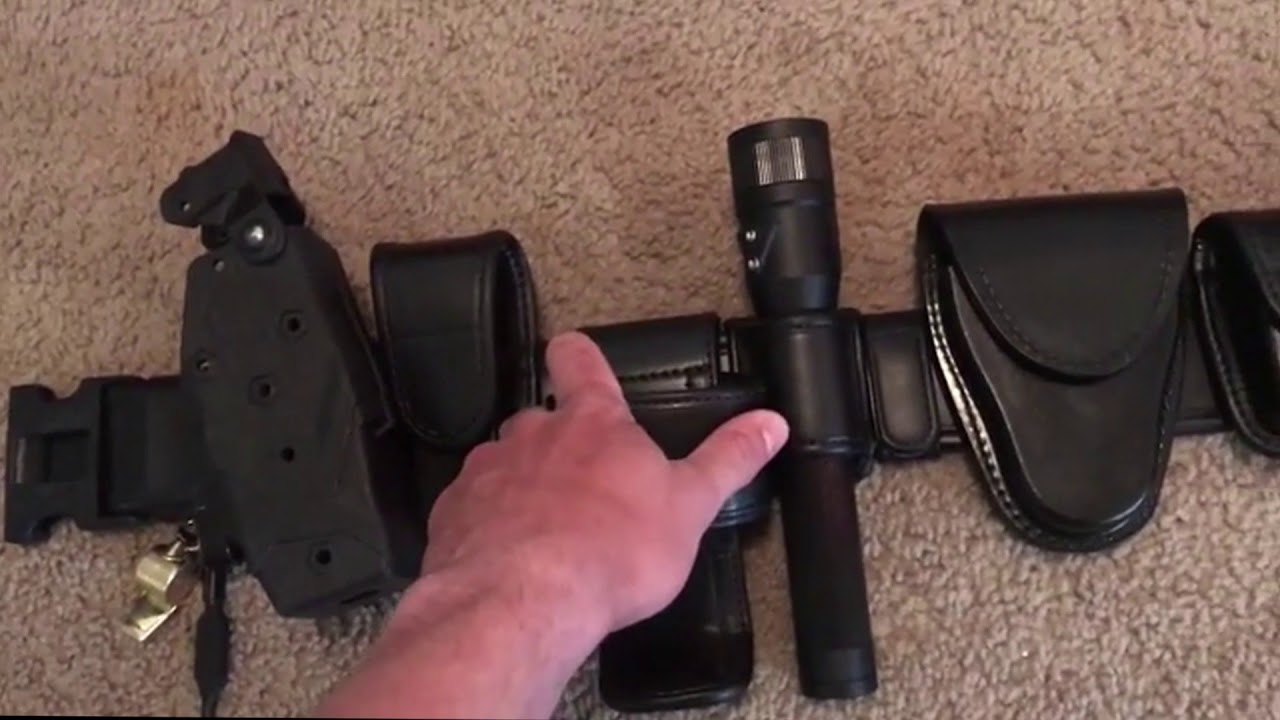 Security force Duty Belt - YouTube