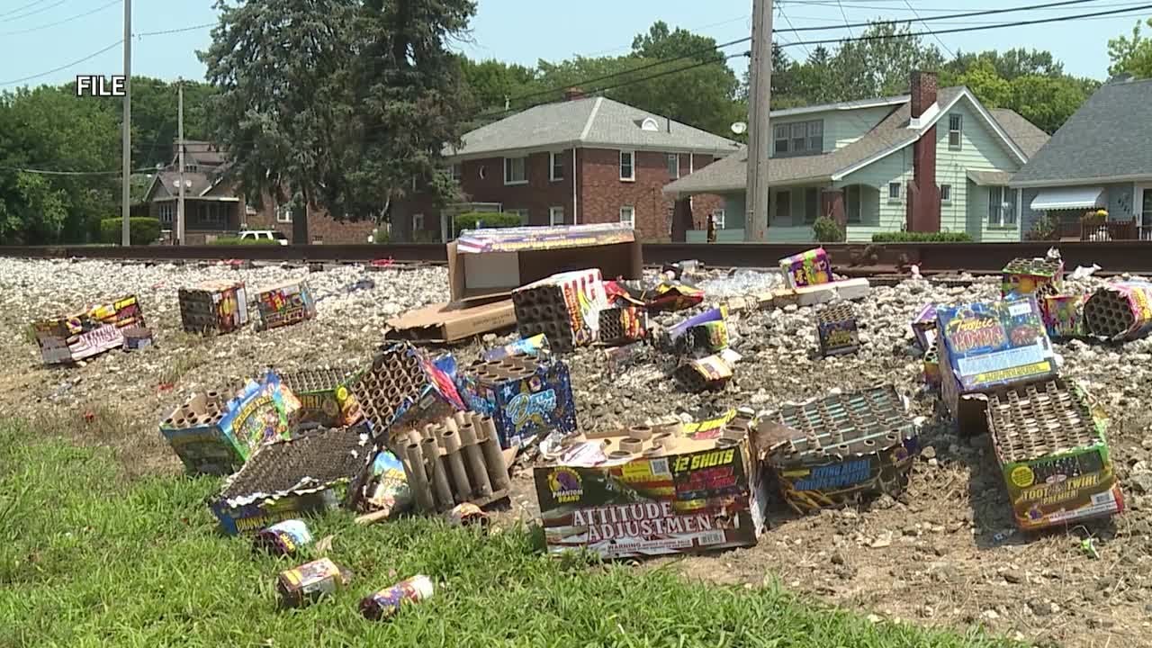 How to dispose of your fireworks - YouTube