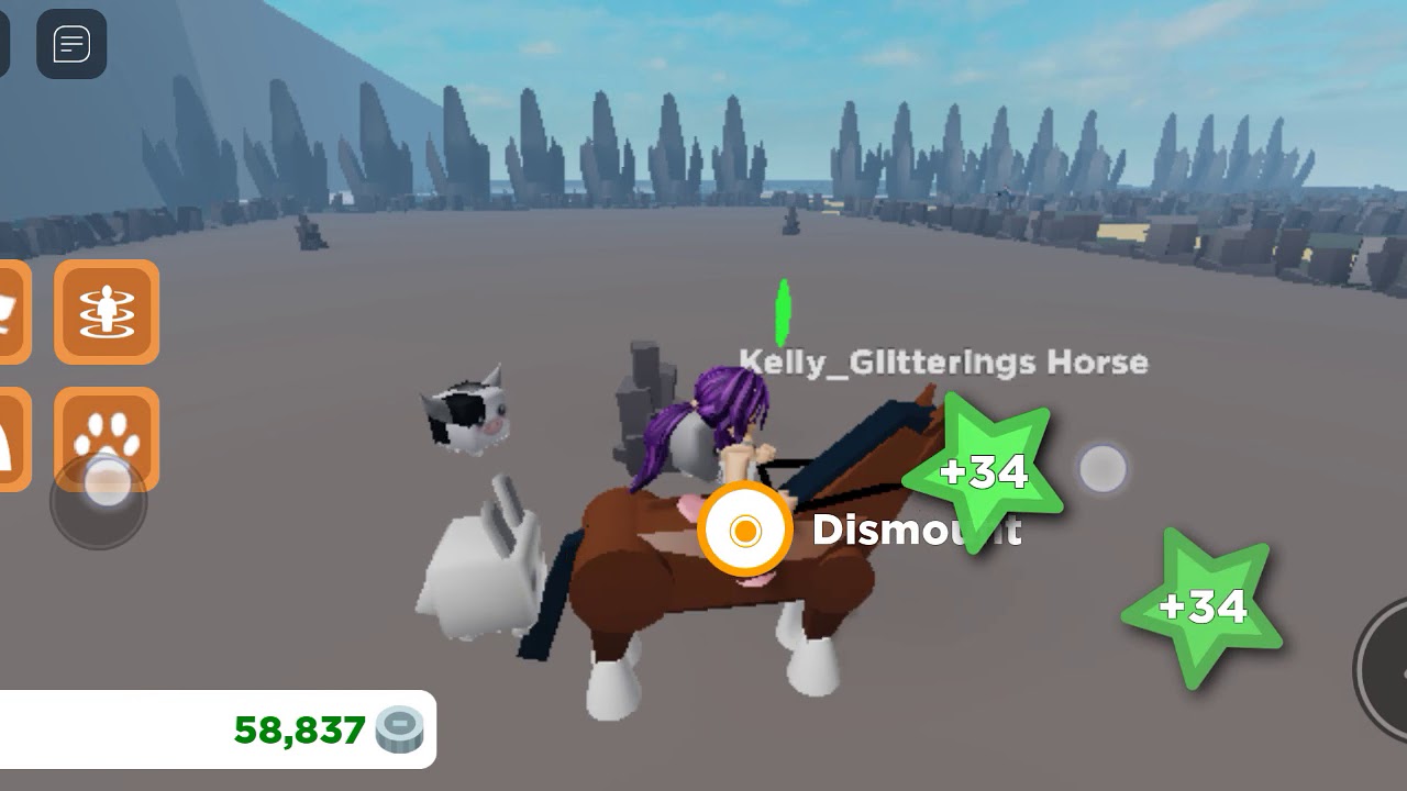 Horse riding (roblox) - YouTube