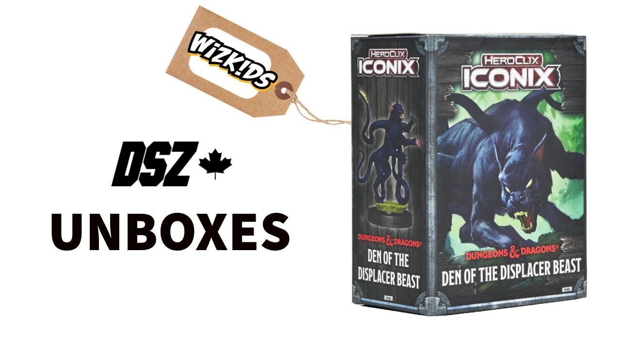 HeroClix Iconix Dungeons & Dragons Den Of The Displacer Beast - YouTube