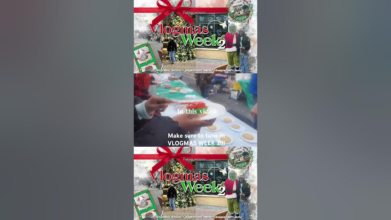 VLOGMAS WEEK 2 INTRO!!! #explore #christmas #vlogmas #viralshort #trending - YouTube