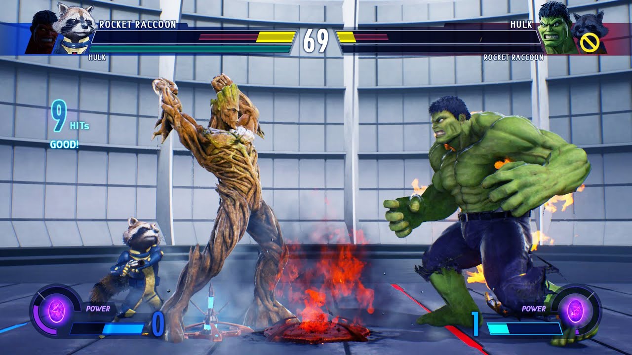 Rocket Raccoon & Red Hulk vs Rocket Raccoon & Hulk (Very Hard) Marvel ...