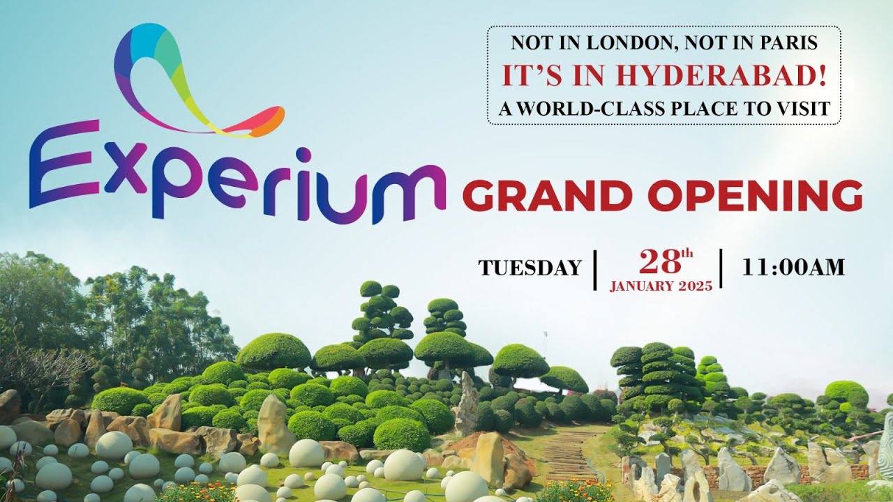 Experium Eco Park Opening in Hyderabad | Experium Amusement Park | Eco ...