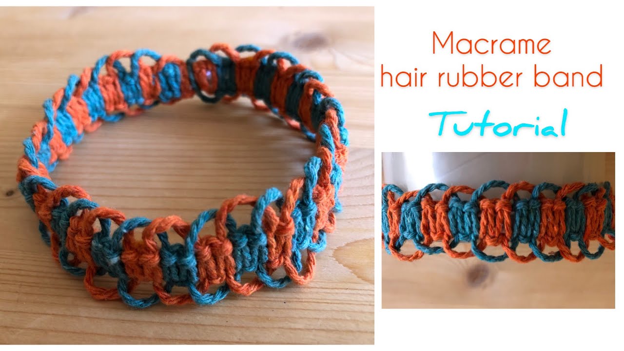 DIY Macrame hair band | Headband | Easy hair accessories - YouTube