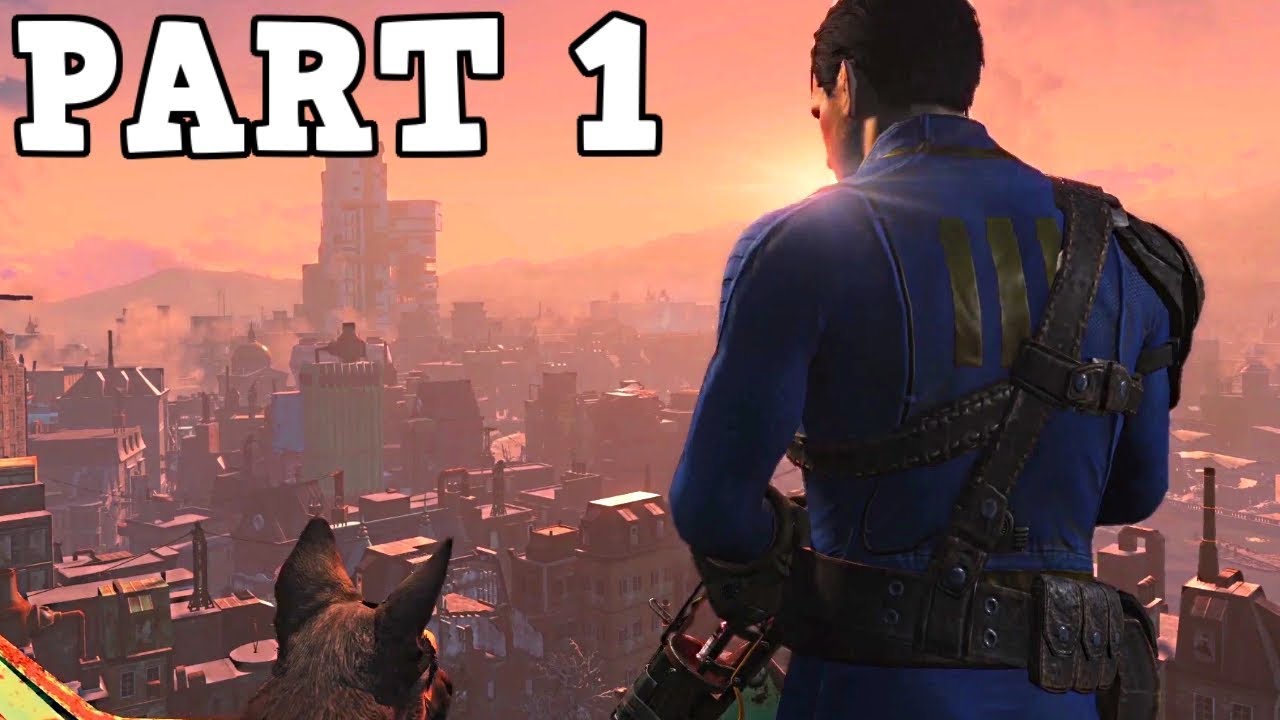 FALLOUT 4 Gameplay Walkthrough PART 1 Intro - No Commentary PS4 - YouTube