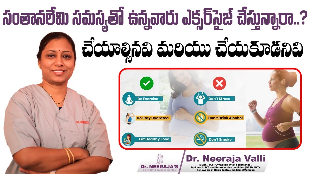 Fertility & Exercise The Dos and Don'ts || Dr Neeraja's Fertility ...