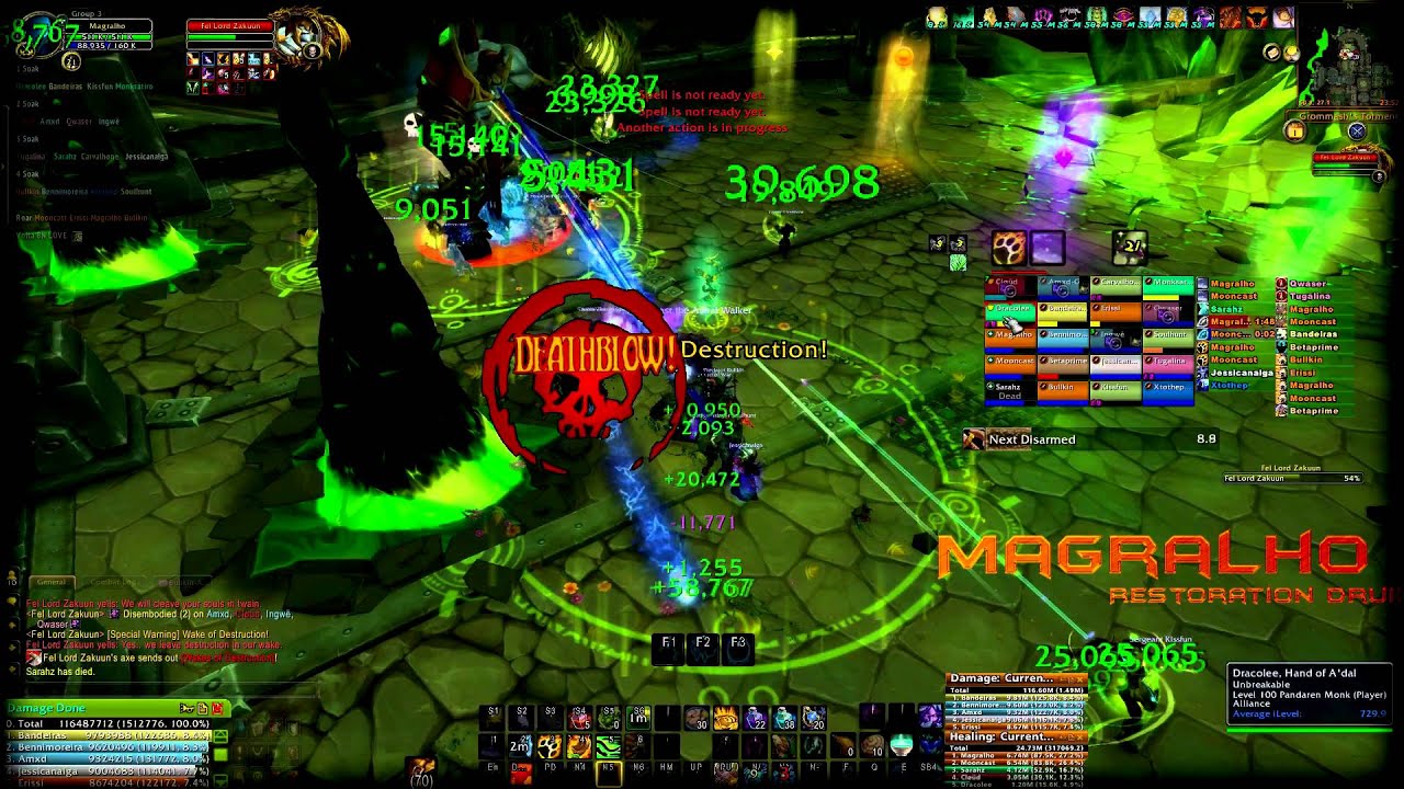 Fel Lord Zakuun Mythic Unbreakable - YouTube