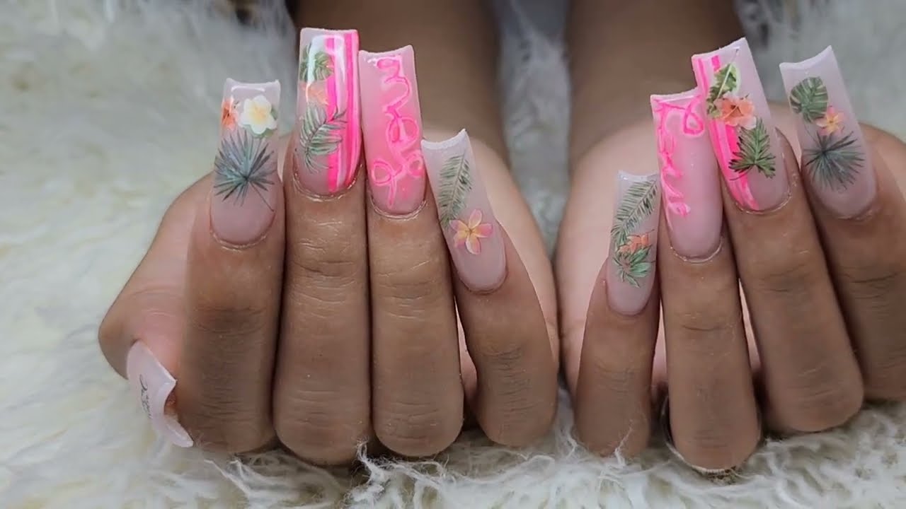 Clase 4 Gratis Diseño tropical - YouTube