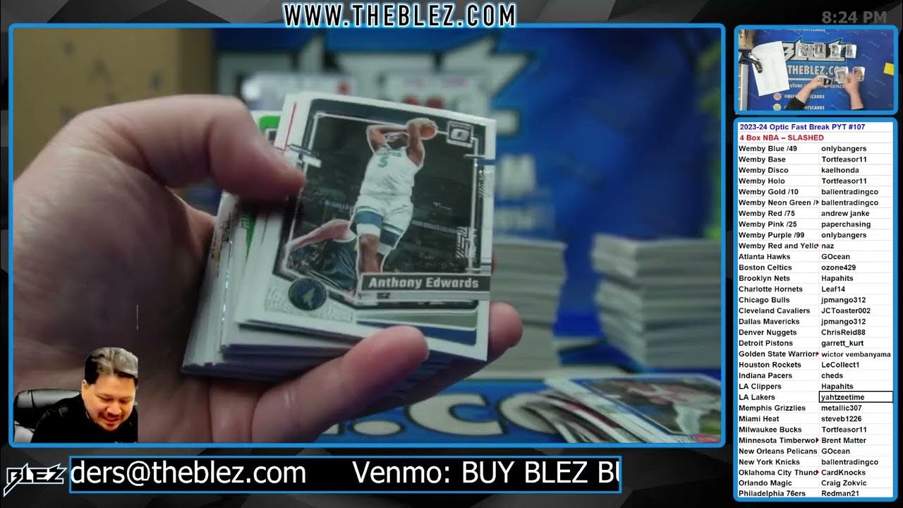 2023-24 Panini Optic Fast Break NBA 4 Box Break #107 Pick Your Team - YouTube