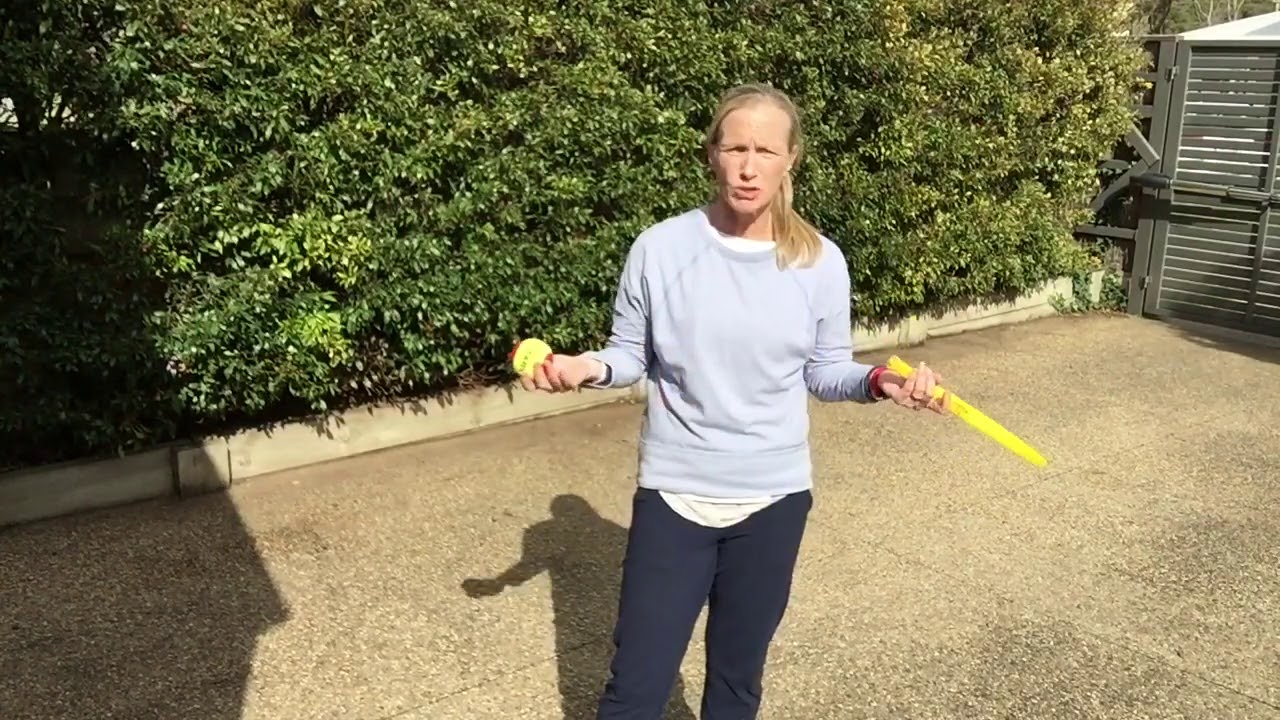 Striking and Fielding Lesson 1 Batting - YouTube