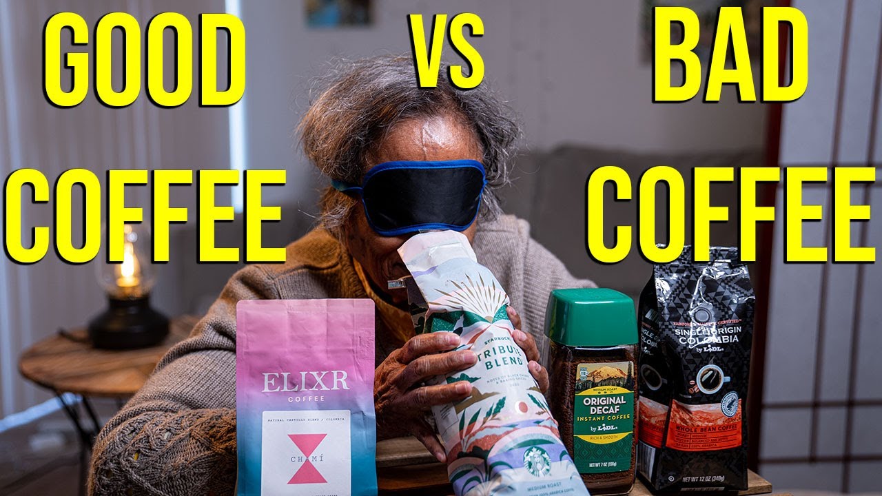 Good Coffee vs Bad Coffee: Blind Olfactory Testing by a layperson - YouTube