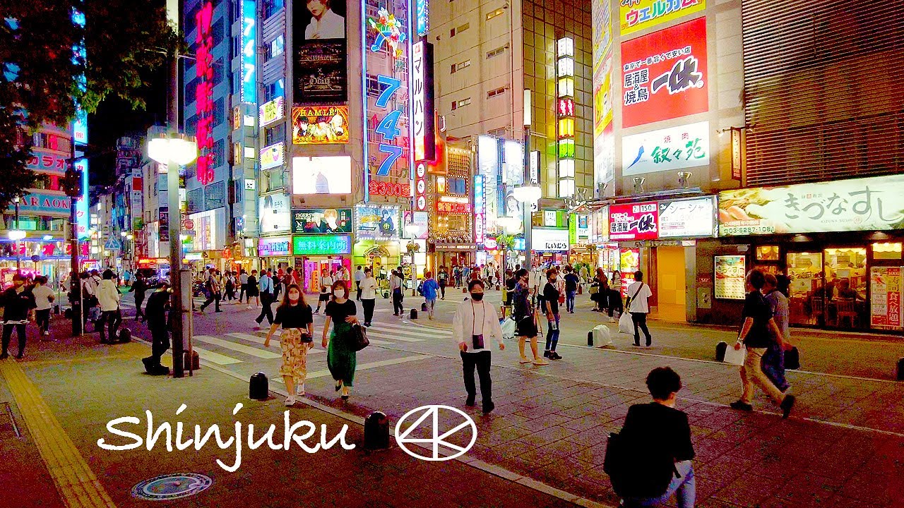 4k 新宿夜散歩 3丁目からゴールデン街 歌舞伎町 新宿南口 2022 東京 Youtube
