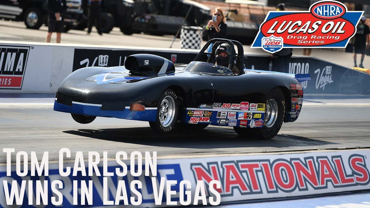 Tom Carlson wins Super Gas at NHRA Four-Wide Nationals - YouTube