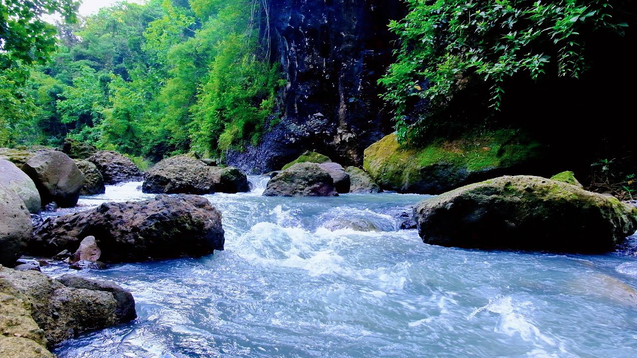 Relaxing White Noise from a Flowing Creek - Deep Sleep Sounds for ...