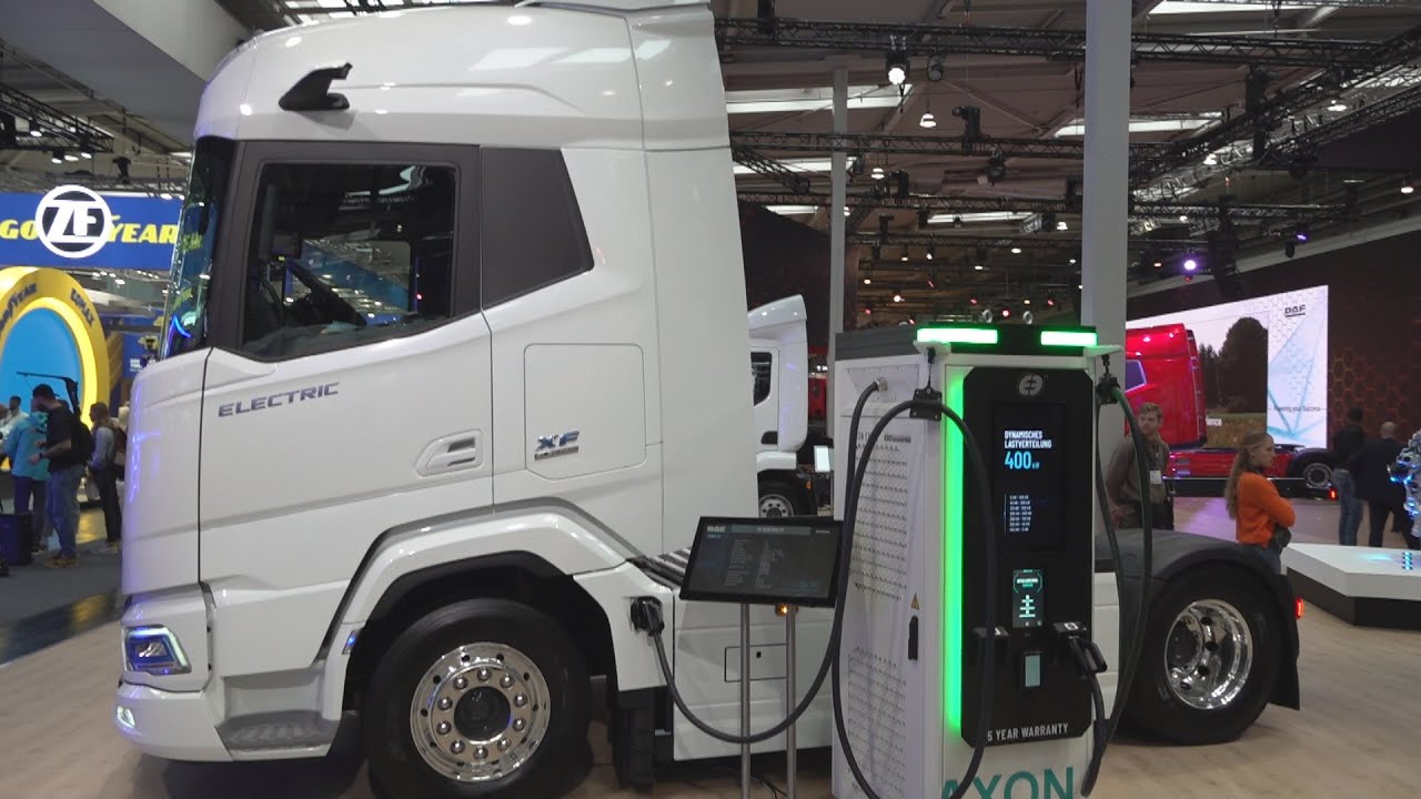 DAF XF Electric FT Tractor Truck (2025) Exterior and Interior - YouTube