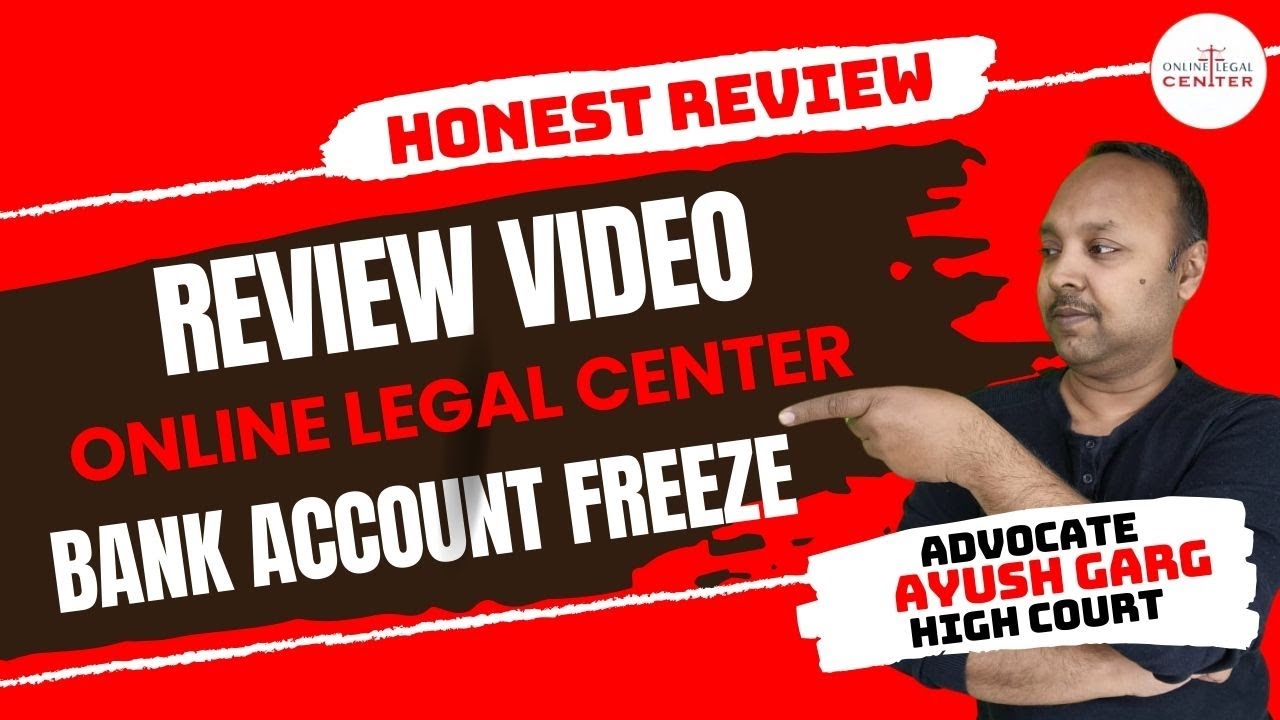 Bank Account Freeze | Bank Account Unfreeze | Honest Review of Online ...