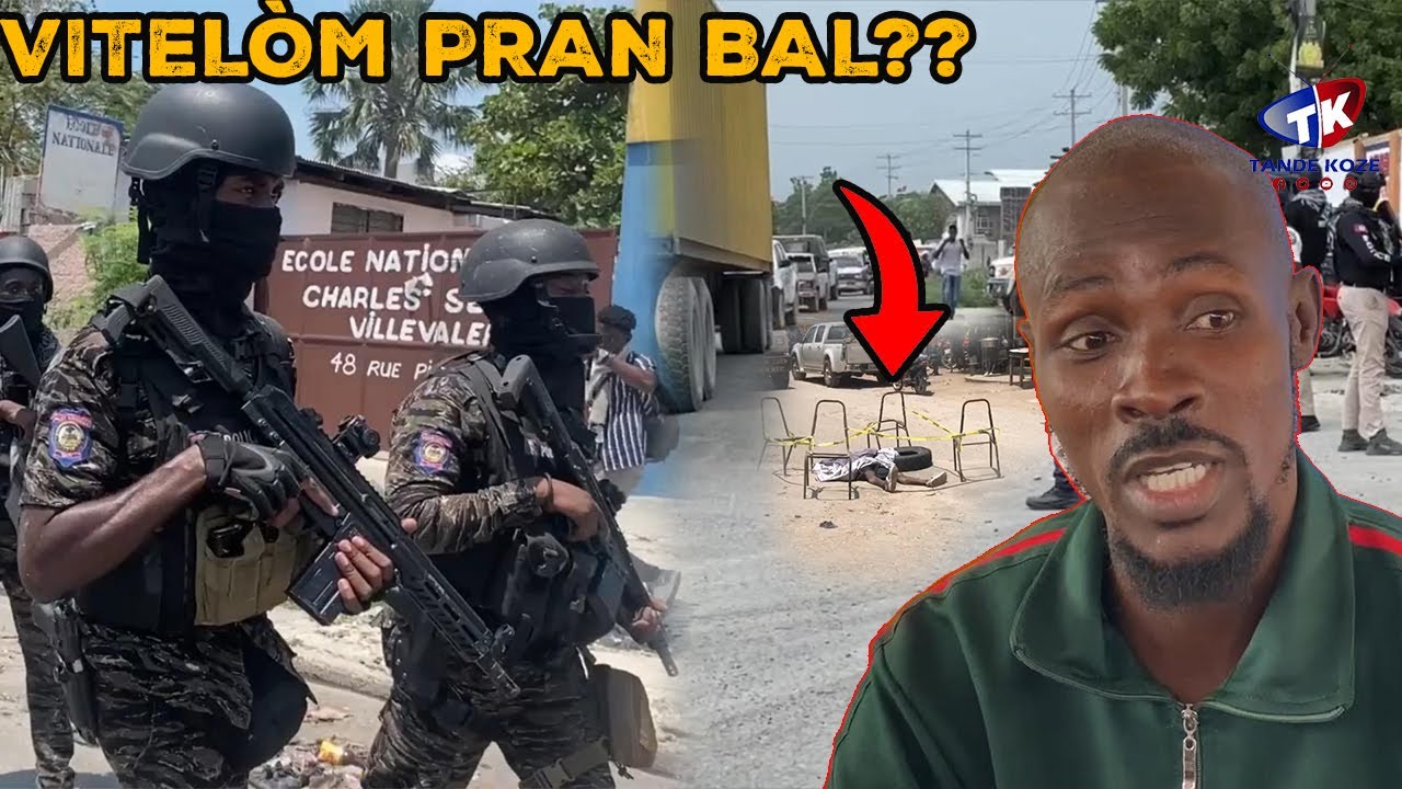 Flash! Lapolis frape fò tòsèl. Vitelòm pran bal?? Ayisyen frape ...