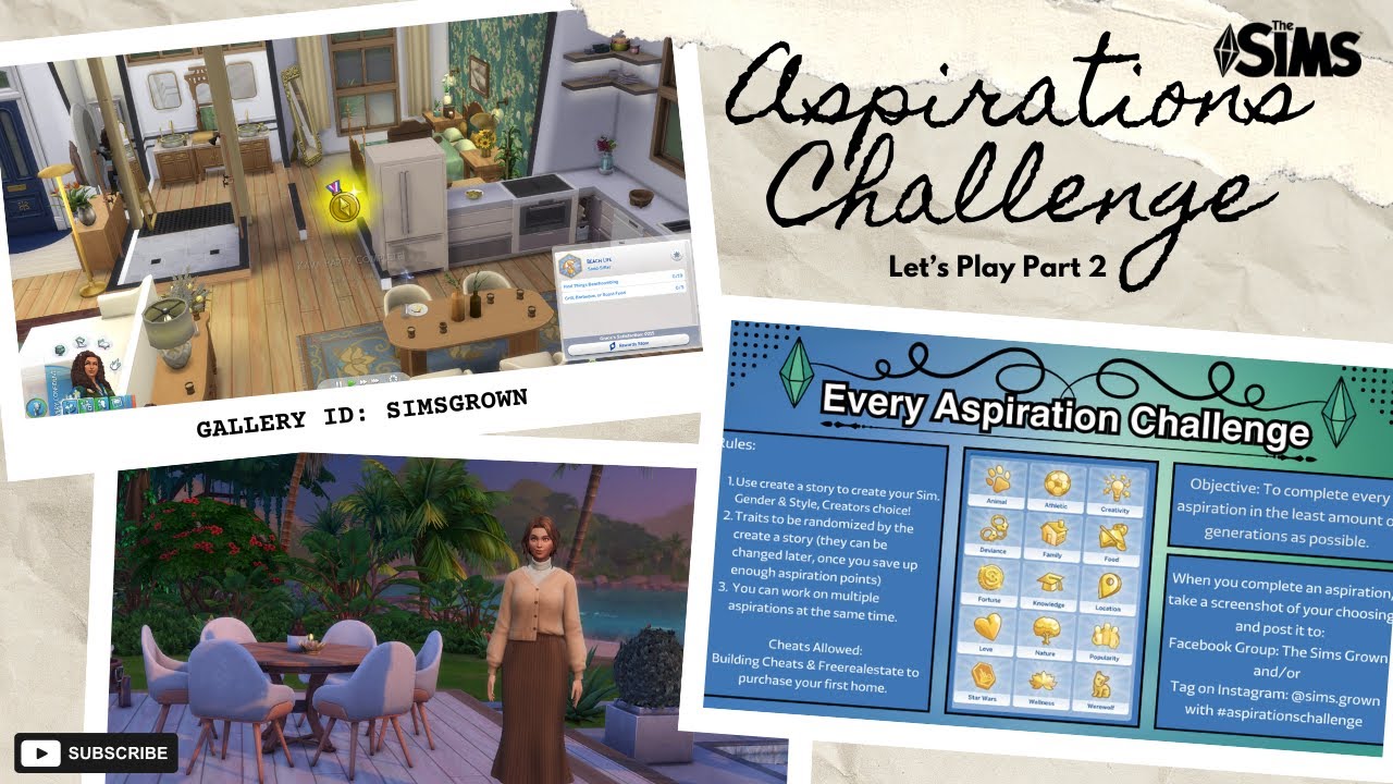 The Sims Grown | Let's Play The Sims | Aspirations Challenge Ep 2 - YouTube